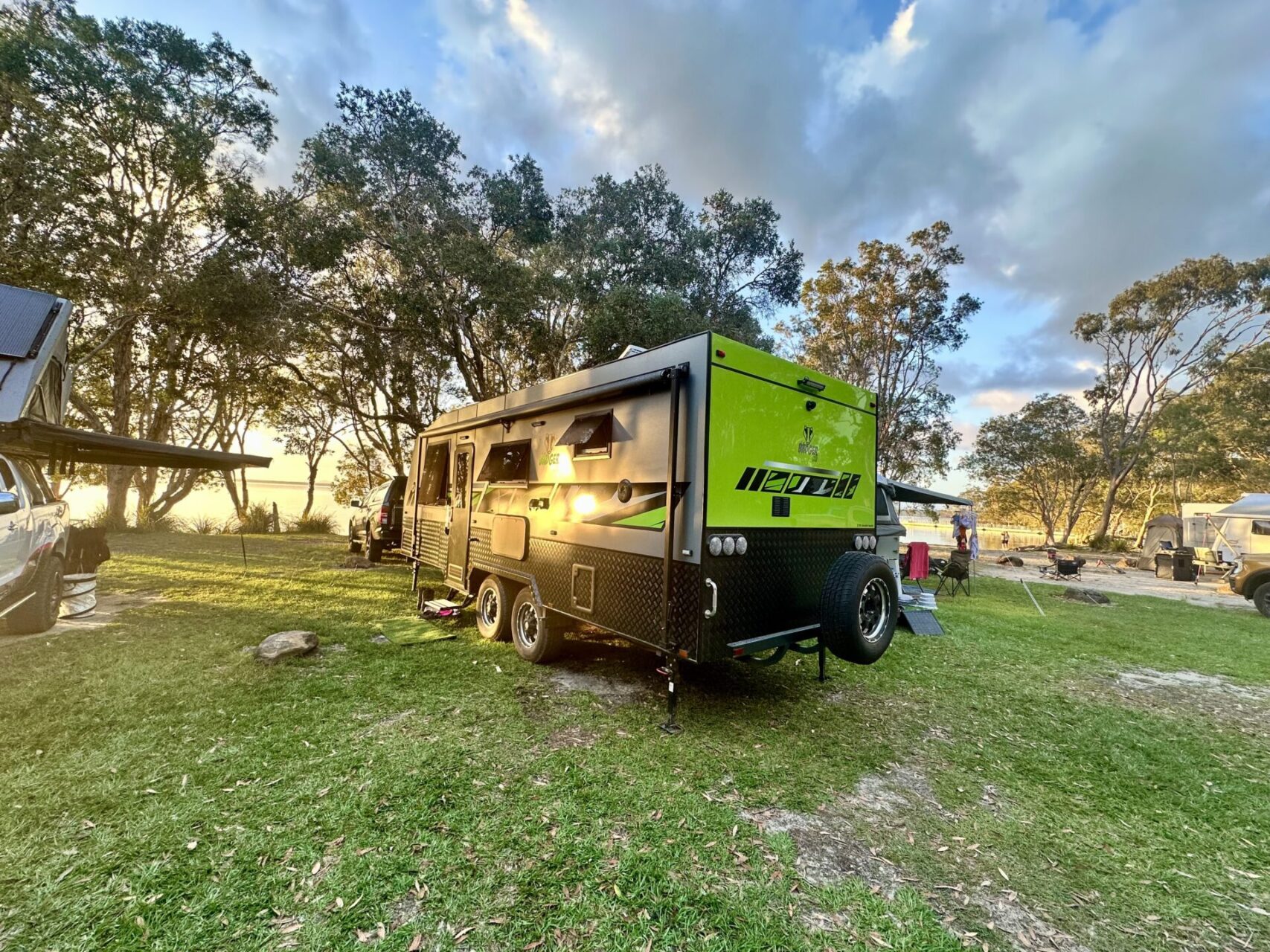 Off-Grid Caravanning: What You Can Run on an Unpowered Site : Three Burrows Adventure Hire